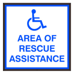 Buy Signal-Tech 38878 SBLF1212W-A174B/120-277VAC "AREA OF RESCUE ...