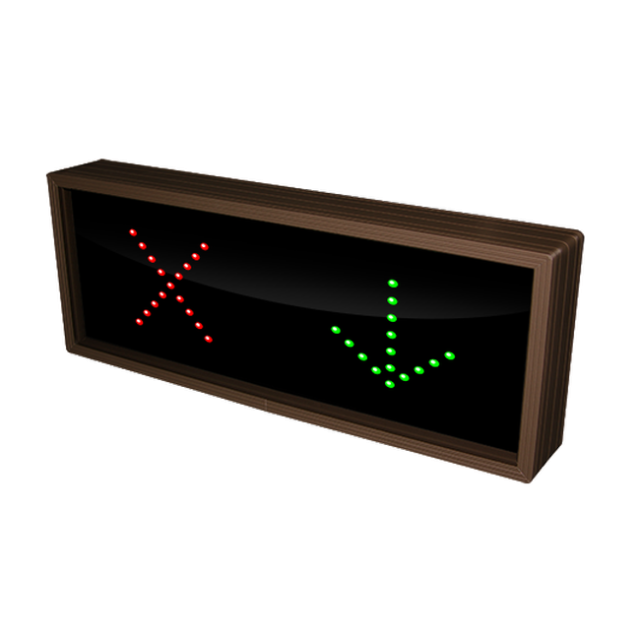 Buy Signal-Tech 13421 TCL714RG-175/120-277VAC "X | Down Arrow" Outdoor ...