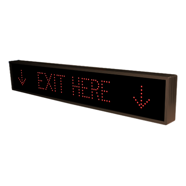 Buy Signal-Tech 14723 TCL742R-810/120-277VAC "EXIT HERE w/Down Arrows ...