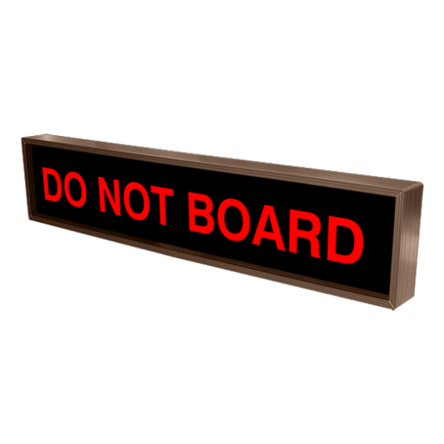 Buy Signal-Tech 32314 PHX734R-I093 "DO NOT BOARD" Outdoor Blank-out LED ...