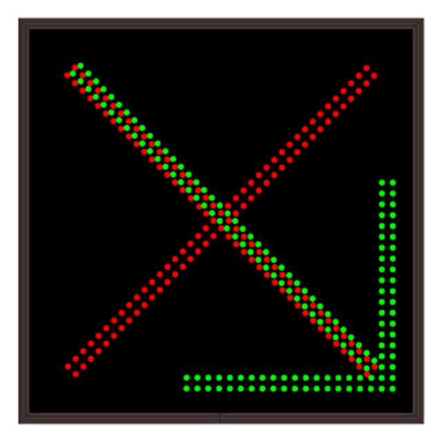 Buy Signal-Tech 34763 TCL1818RG-B090DS/12-24VDC "X | Down Right Arrow ...