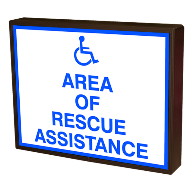 Buy Signal-Tech 38851 SBLF1418W-A174B/120-277VAC "AREA OF RESCUE ...