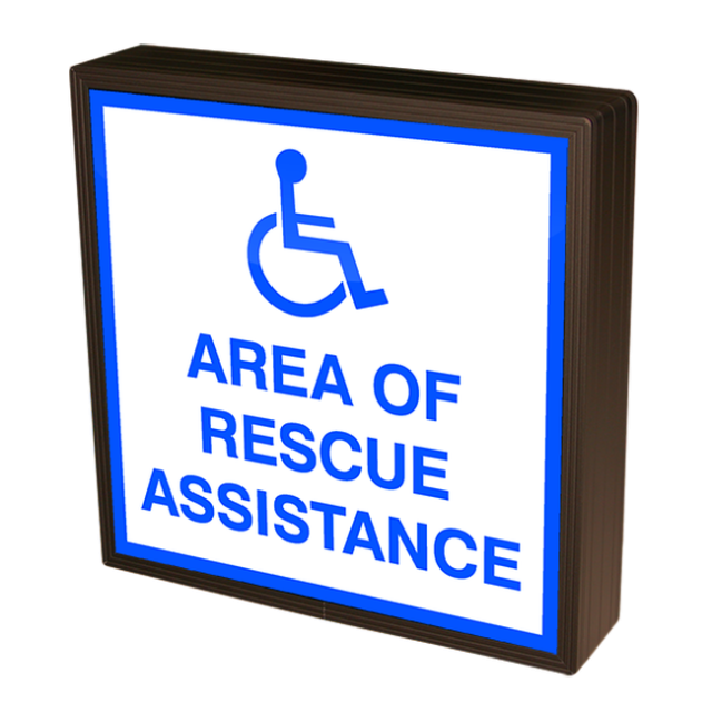 Buy Signal-Tech 38878 SBLF1212W-A174B/120-277VAC "AREA OF RESCUE ...