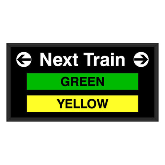 Buy Signal-Tech 41267 LPS2956W-K735KGY/120-277VAC "Left Arrow | Next ...