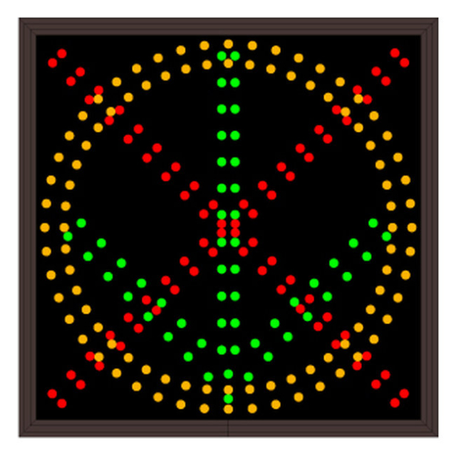Buy Signal-Tech 50500 TCL1212RGA-B298/12-24VDC "X | Down Arrow | Circle ...