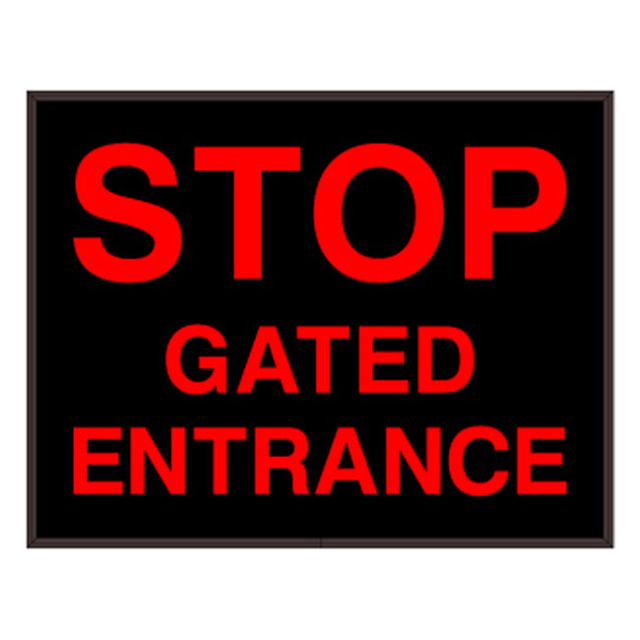 Buy Signal-Tech 54144 PHX1418R-N698/120-277VAC "STOP GATED ENTRANCE ...