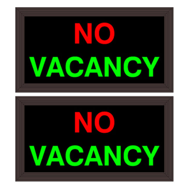 Buy Signal-Tech 59141 PHX1426DRGRG-B646/120-277VAC "NO | VACANCY | NO ...