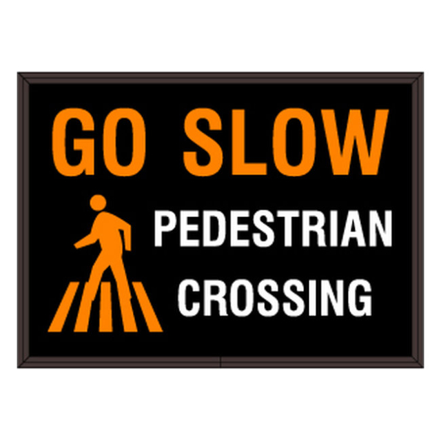 Buy Signal-Tech 62033 PHX811W-P931O/120-277VAC "GO SLOW PEDESTRIAN ...