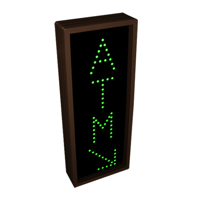 Buy Signal-Tech 7904 TCL187G-B309/120-277VAC "ATM w/Down Right Arrow ...